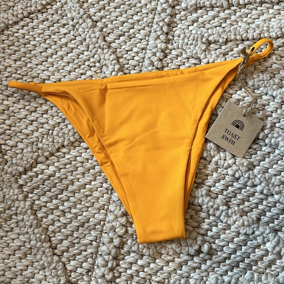 Toast Swim | Swim | Toast Swim String Bikini Bottom In Marigold | Poshmark